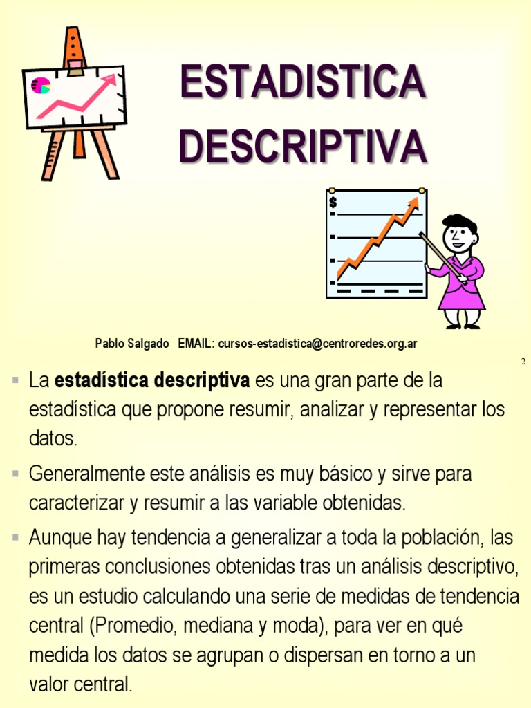 Introducción a la Estadística Descriptiva | PDF | Estadísticas descriptivas | Estadísticas