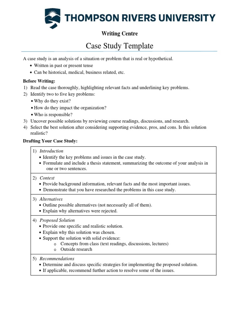 Case_Study_Template | PDF