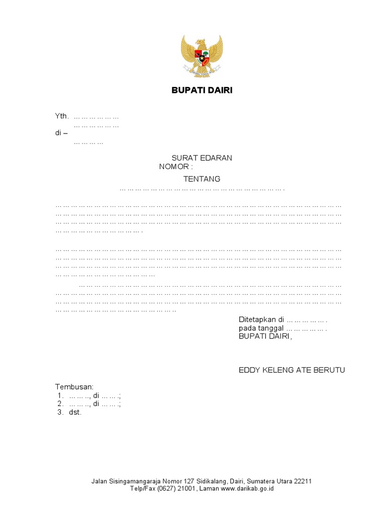 Contoh Naskah Dinas | PDF