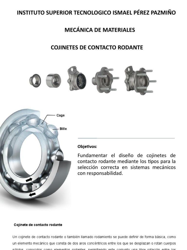 Rodamientos | PDF | Rodamiento (Mecánico) | Mecánica