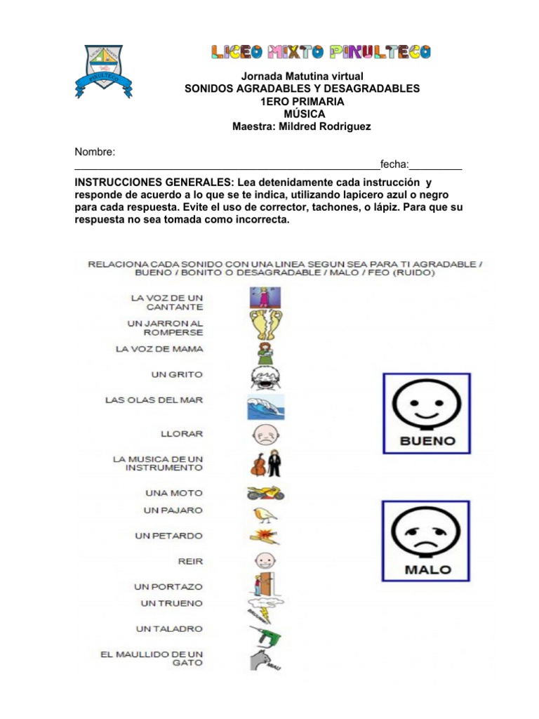 Sonidos Agradables y Desagradables | PDF