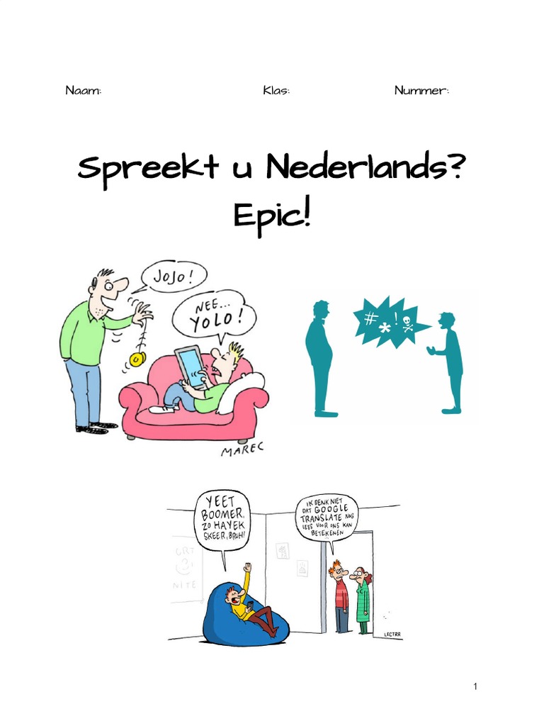 Les 11 Spreekt U Nederlands? Epic! | PDF