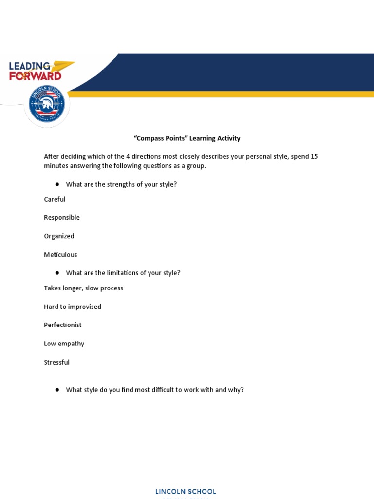 Compass Points | PDF