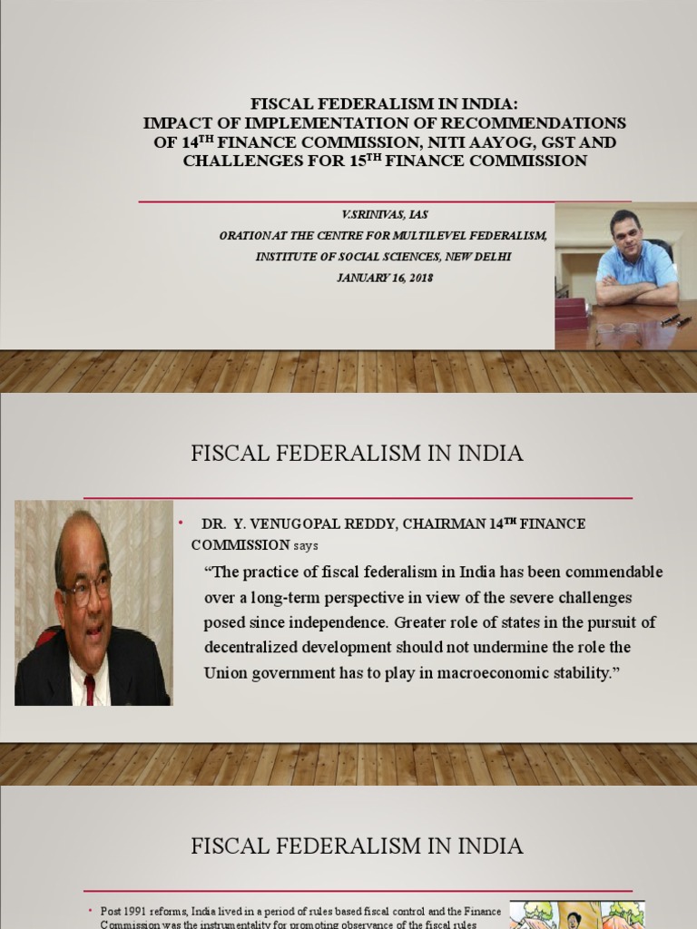 Fiscal Federalism in India | PDF | Taxes | Government Budget Balance
