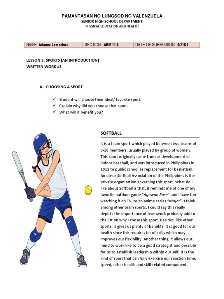 Sports (An Introduction) | PDF | Baseball Field | Athletic Sports