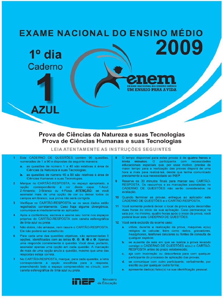 Todas As Provas Do Enem | PDF