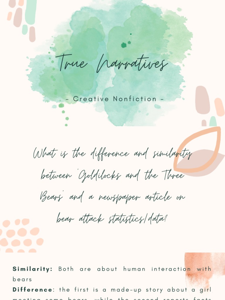 True Narrative Essay | PDF | Narrative | Experience