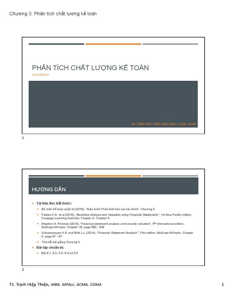 Chapter 3 Lecture Notes Accounting Analysis Print V3 Pdf