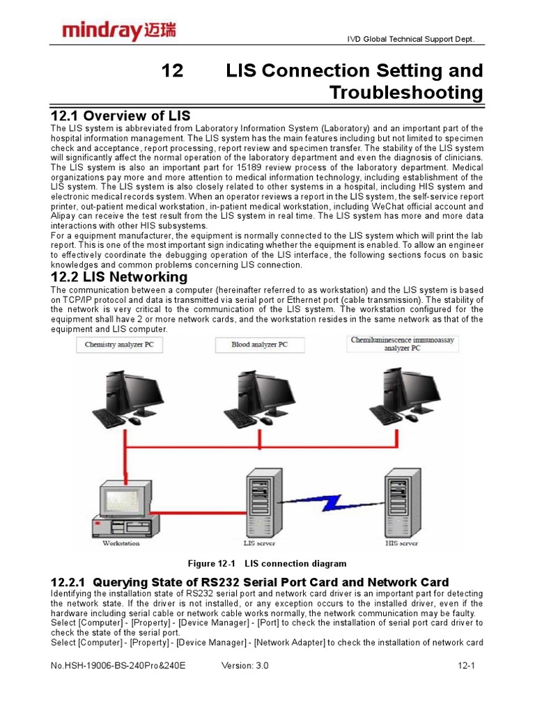 Mykov240 ServiceManual LIS-SetUp | Download Free PDF | Computer Network | Port (Computer Networking)