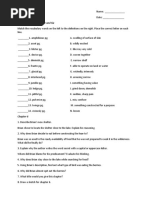 Brians Winter | PDF | Vocabulary