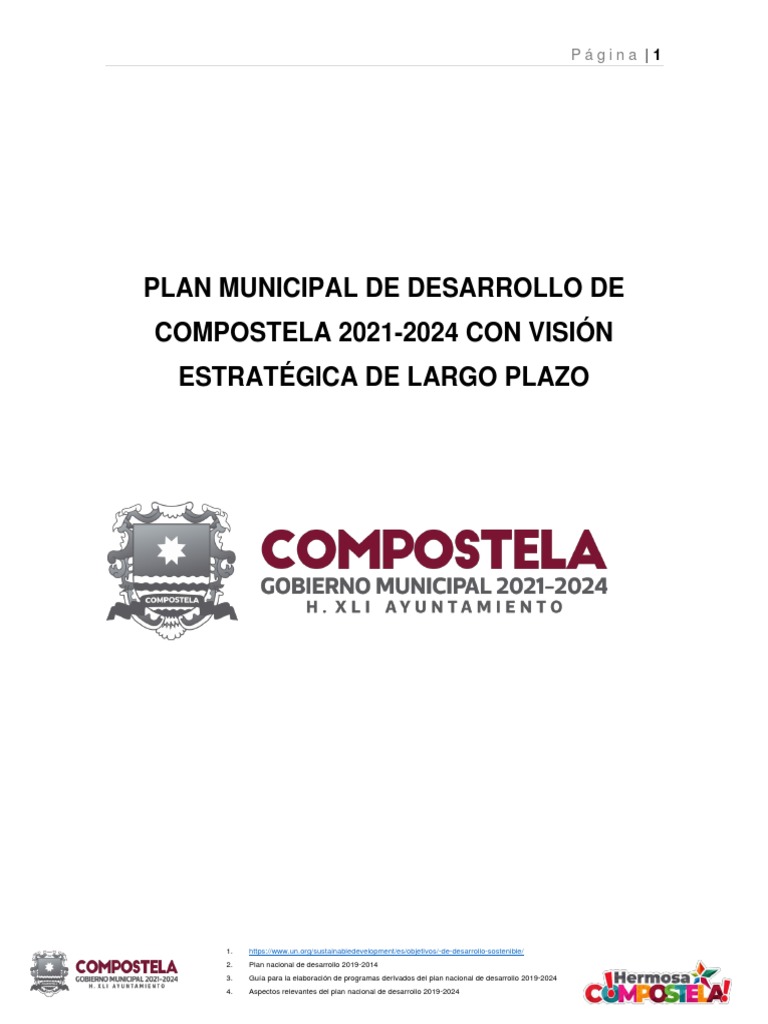 Plan de Desarrollo Compostela | PDF | Turismo | Iniciativa empresarial