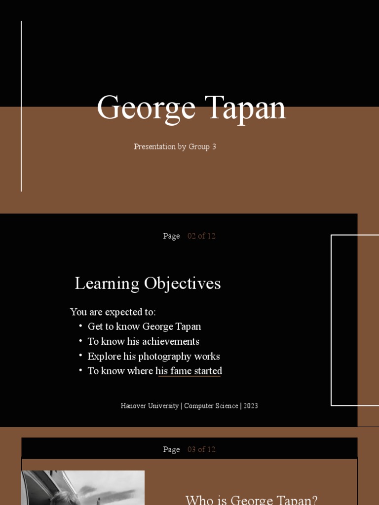 George Tapan | PDF