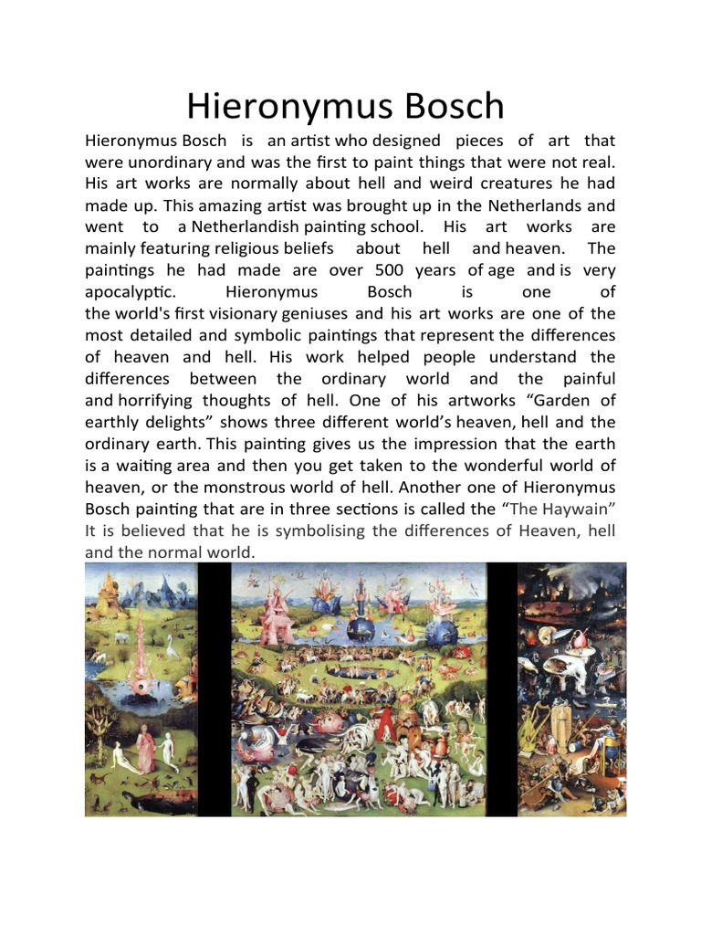 Hieronymus Bosch | PDF