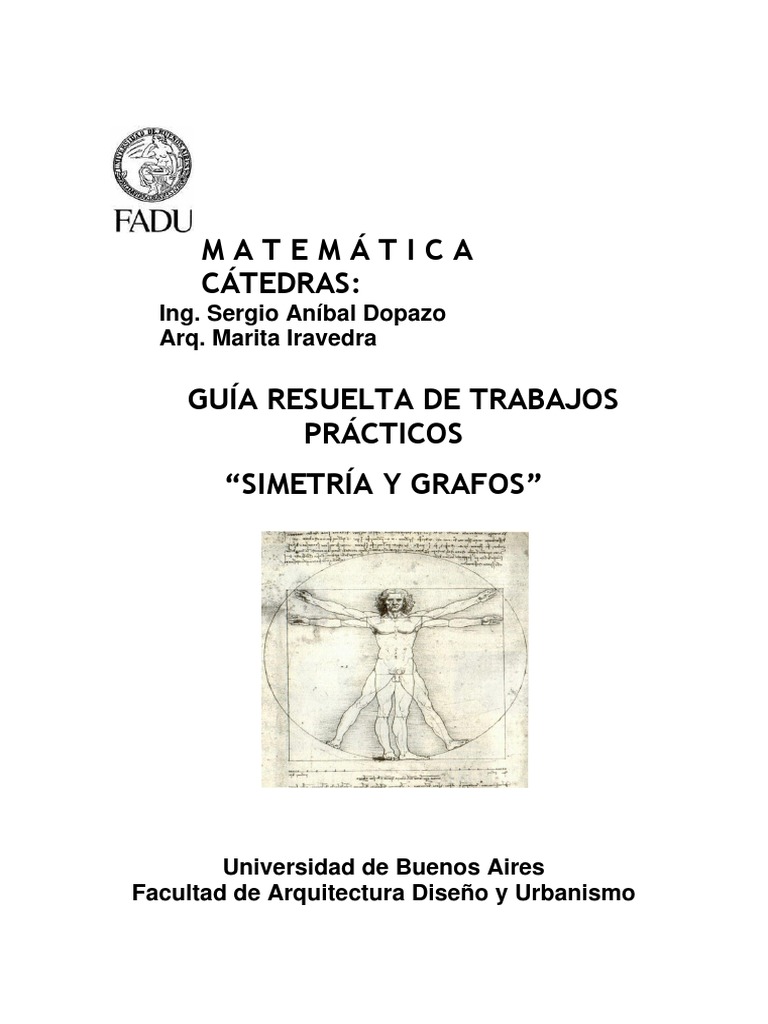 Guia Resuelta de Simetria y Grafos (ARQ) | PDF