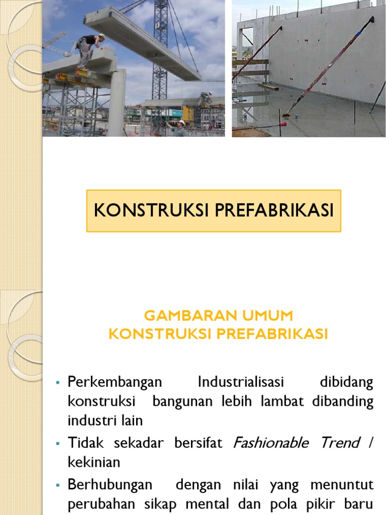 11 Beton Prefabrikasi | PDF