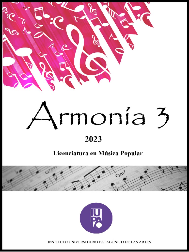 Cuadernillo ARMONIA 3 2023 - Lic - Música Popular - IUPA | PDF | Acorde (Música) | Armonía