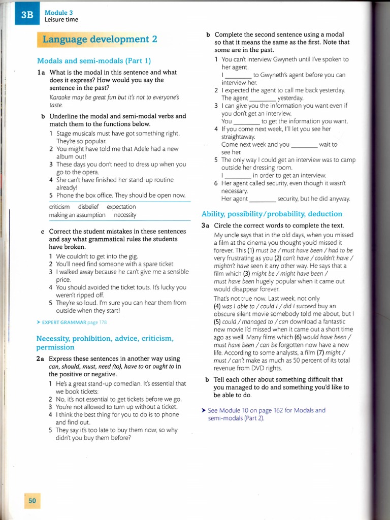 Modals + Past | PDF | Syntax | Linguistic Typology