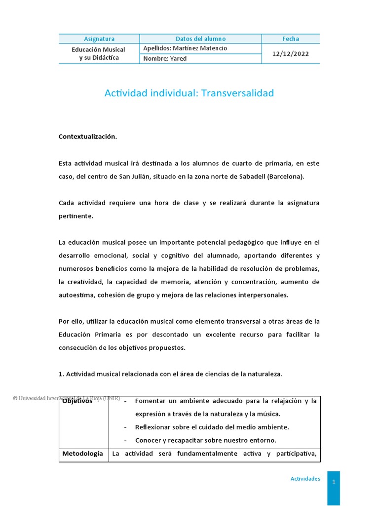 Transversalidad | PDF | Bailes | Cognición