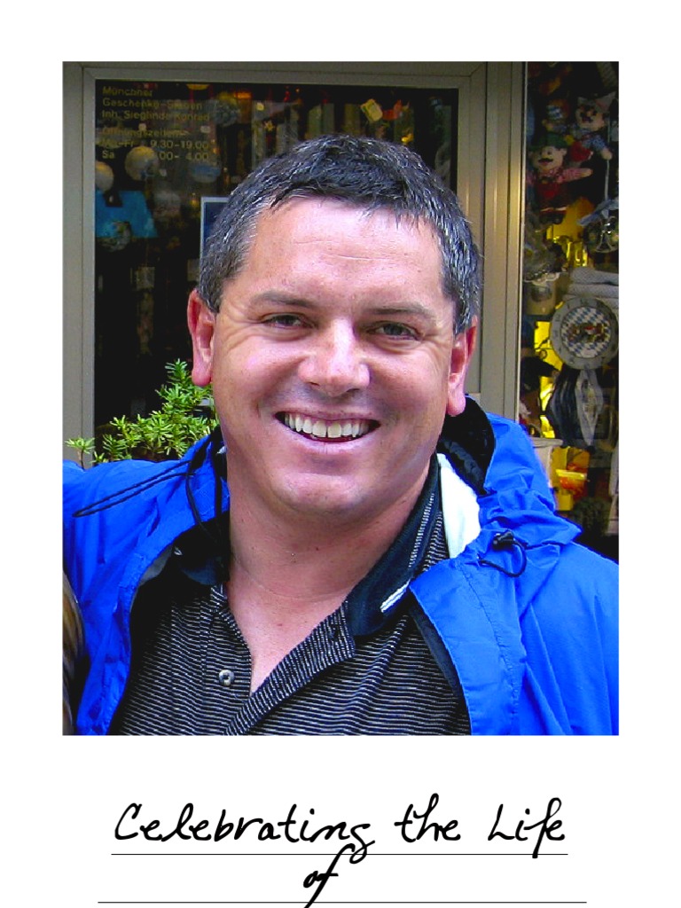 Celebrating The Life: Brent Edward Crabill | PDF