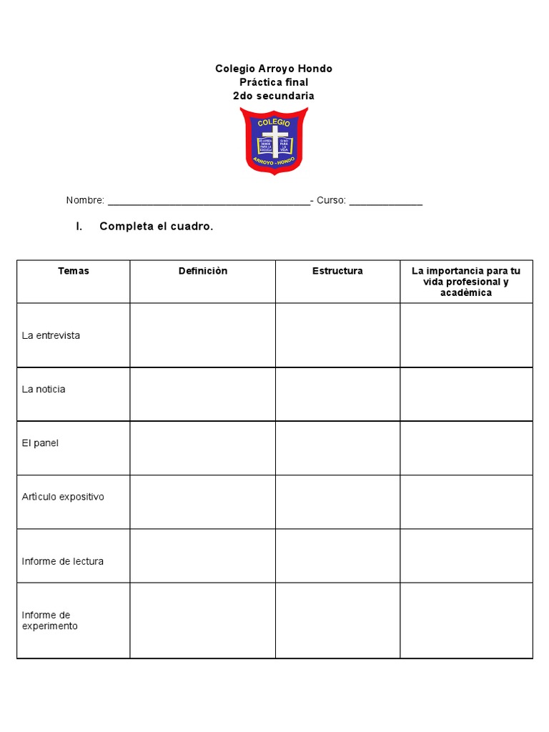 Práctica Final 2do | PDF | Lingüística