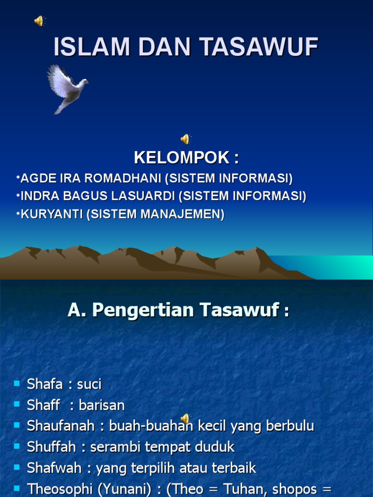 Agama Islam Dan Tasawuf-1 | PDF