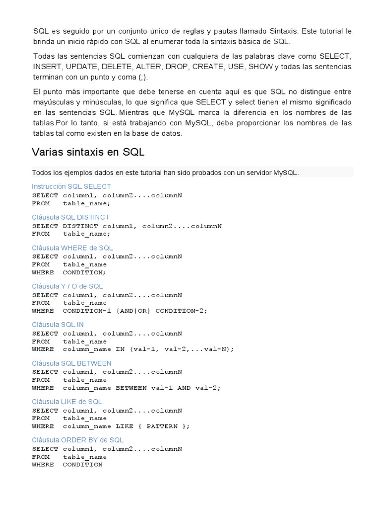SQL Ultimo | PDF | SQL | Diseño de software