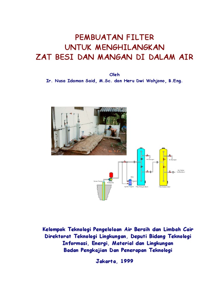 1a. Filter Zat Besi Dan Mangan Pada Air | PDF