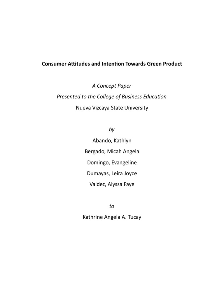 Concept-Paper | PDF