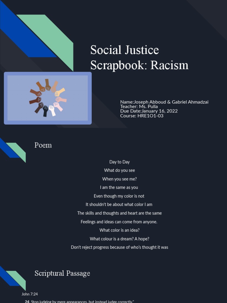 Understanding Racism and Unity | PDF | Racism | Discrimination & Race Relations