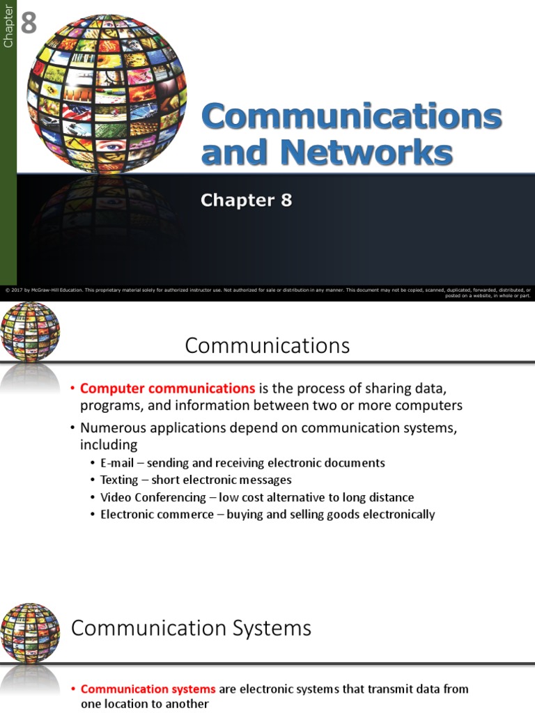 Chapter 8 - Print | PDF | Computer Network | Telecommunications