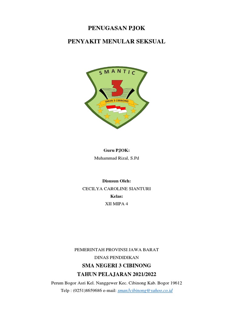 Tugas Pjok Pms - 06 - Cecilya Caroline | PDF