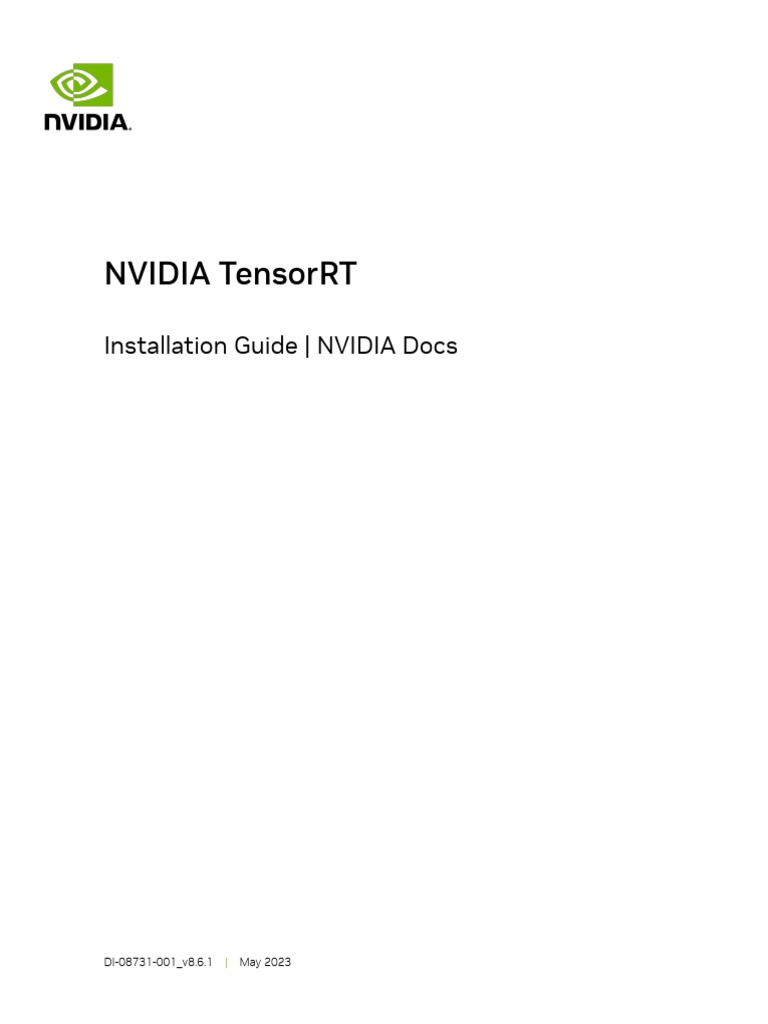 TensorRT Installation Guide | PDF | Python (Programming Language) | Software Repository