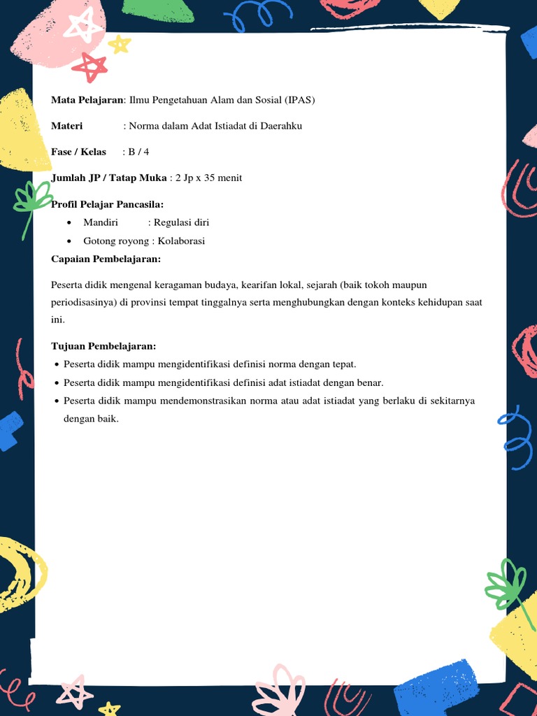 Contoh Penilaian Asesmen Formatif CRT | PDF