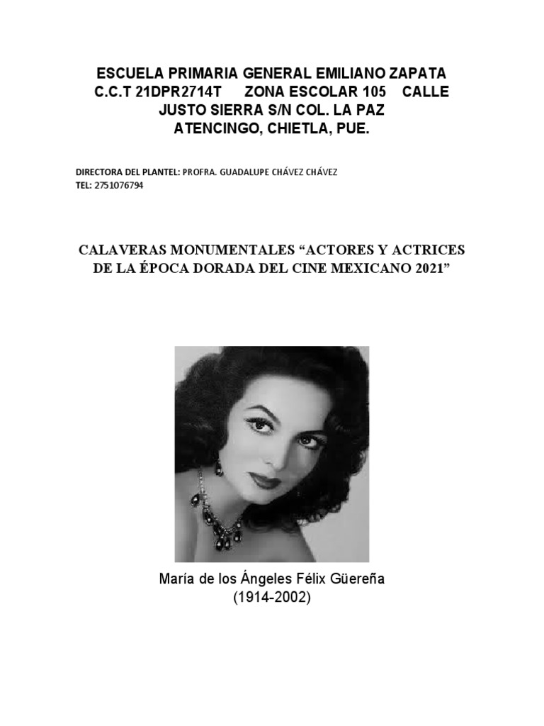 Biografia Maria Felix | PDF