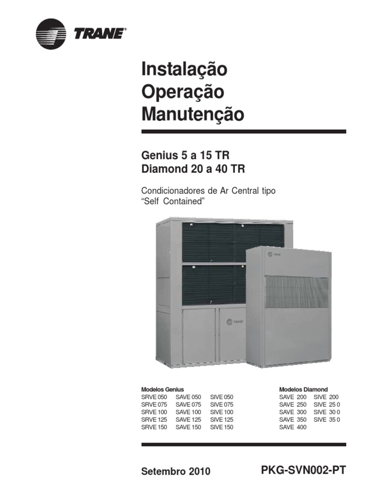 Manual de Instalação Ar Condicionado Self Contained | PDF | Ar ...