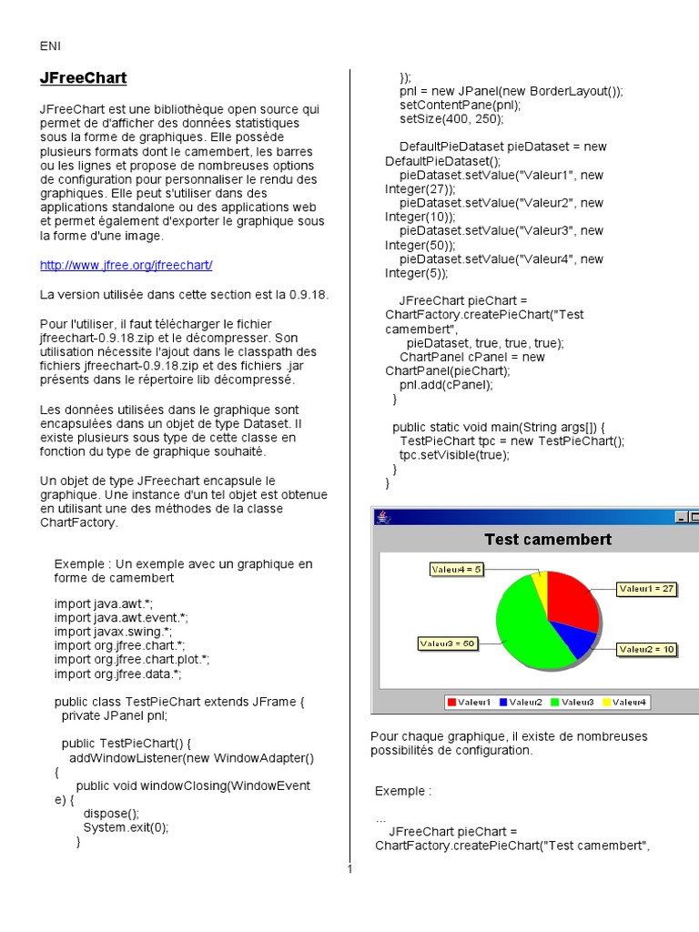 Cours - L3 - JAVA - JfreeChart - 2023 | PDF | Ingénierie informatique | Informatique