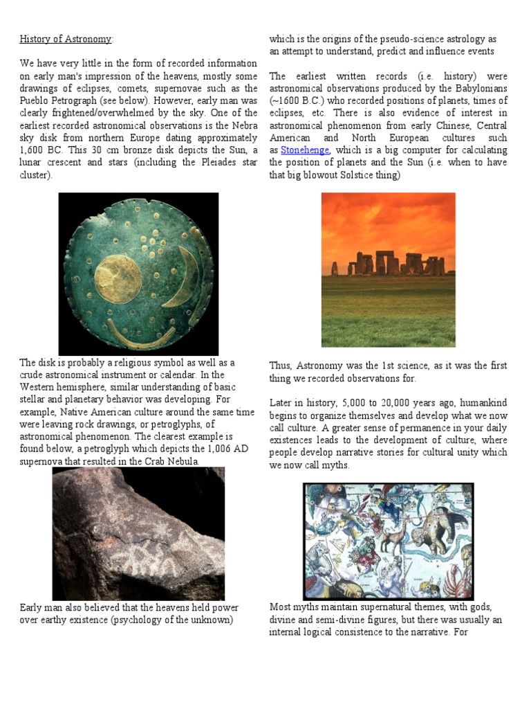 History of Astronomy | PDF | Heliocentrism | Planets