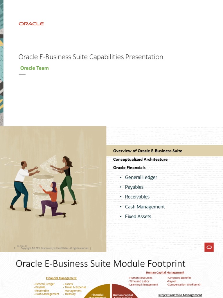 Oracle E Business Suite Capabilities Presentation Pdf Procurement Oracle Corporation