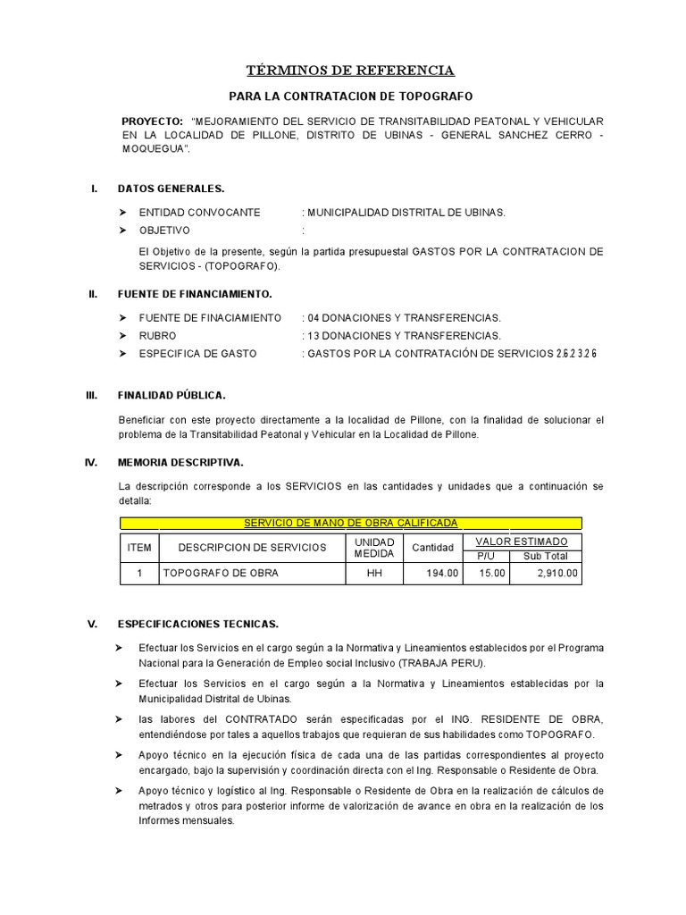 TDR 17 Topografo | PDF | Topografía