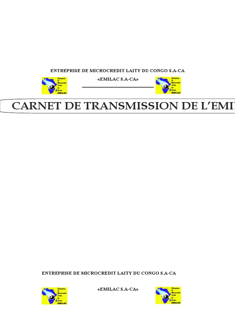Carnet de Transmission de L | PDF