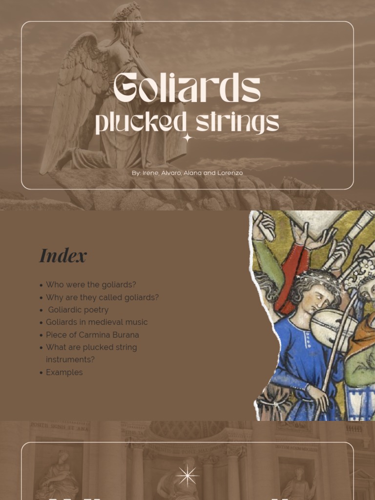 Goliards Plucked Strings | PDF