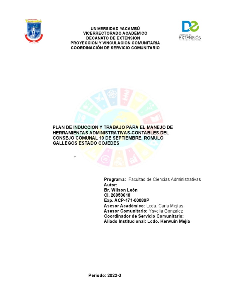 Proyecto Comunitario | PDF | Agua | Sustentabilidad