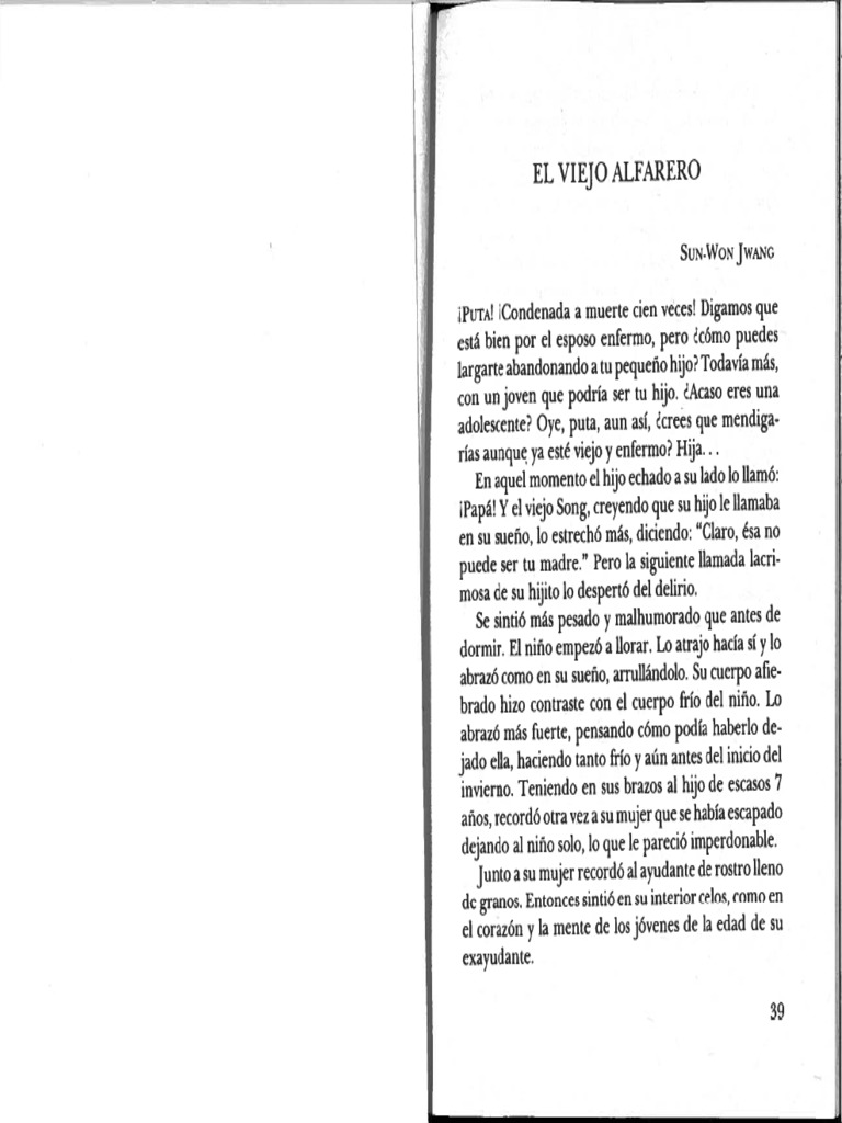 El Viejo Alfarero Sun-Won Jwang | PDF