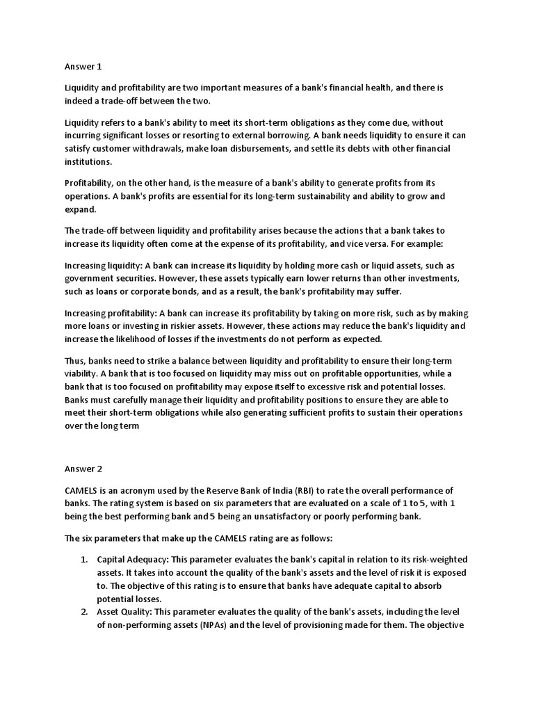 Commercial Banking System & Role of RBI | PDF | Market Liquidity | Banks