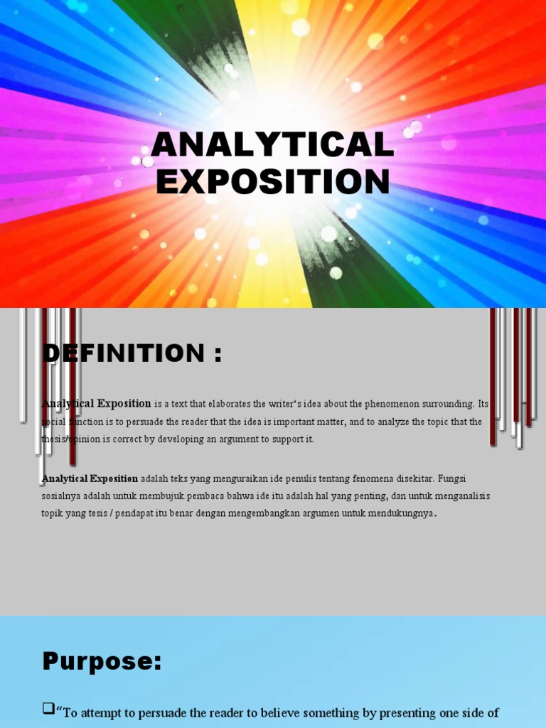 Analytical Exposition Guide | PDF | Argument | Linguistics