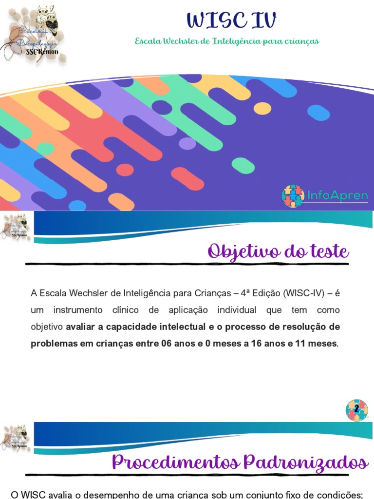 Guia de Correção WISC IV | PDF