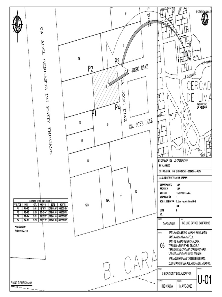 Plano de Localizacion y Ubicacion Lima-plano Localizacion y Ubicacion Lima | PDF