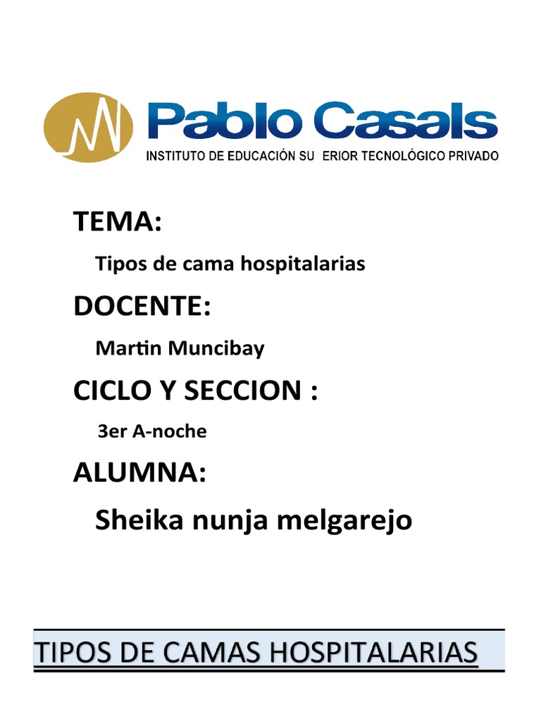 Camas Hospitalarias | PDF