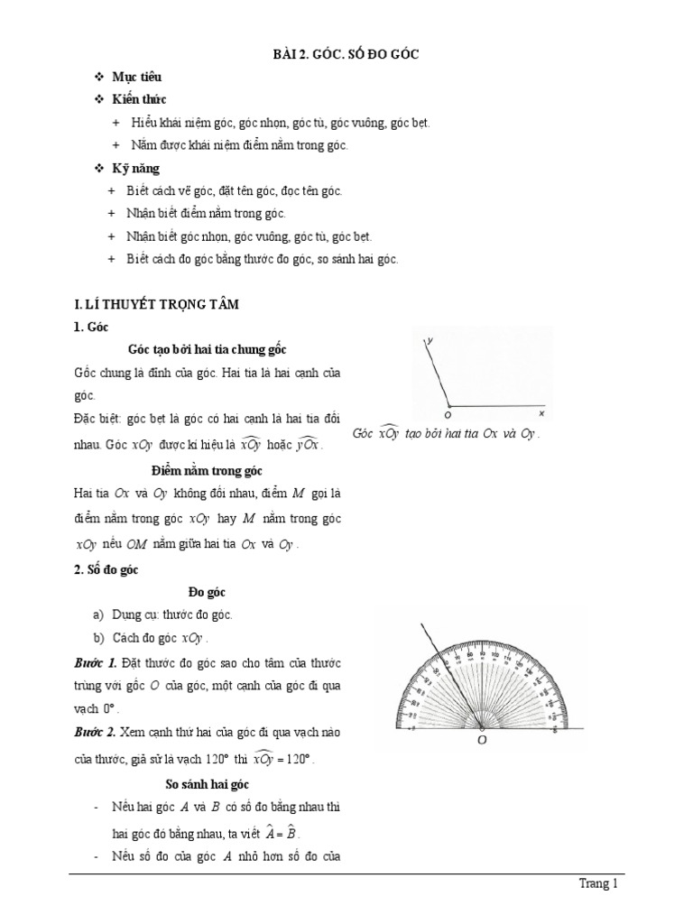 Chuyen de Goc Va So Do Goc | PDF