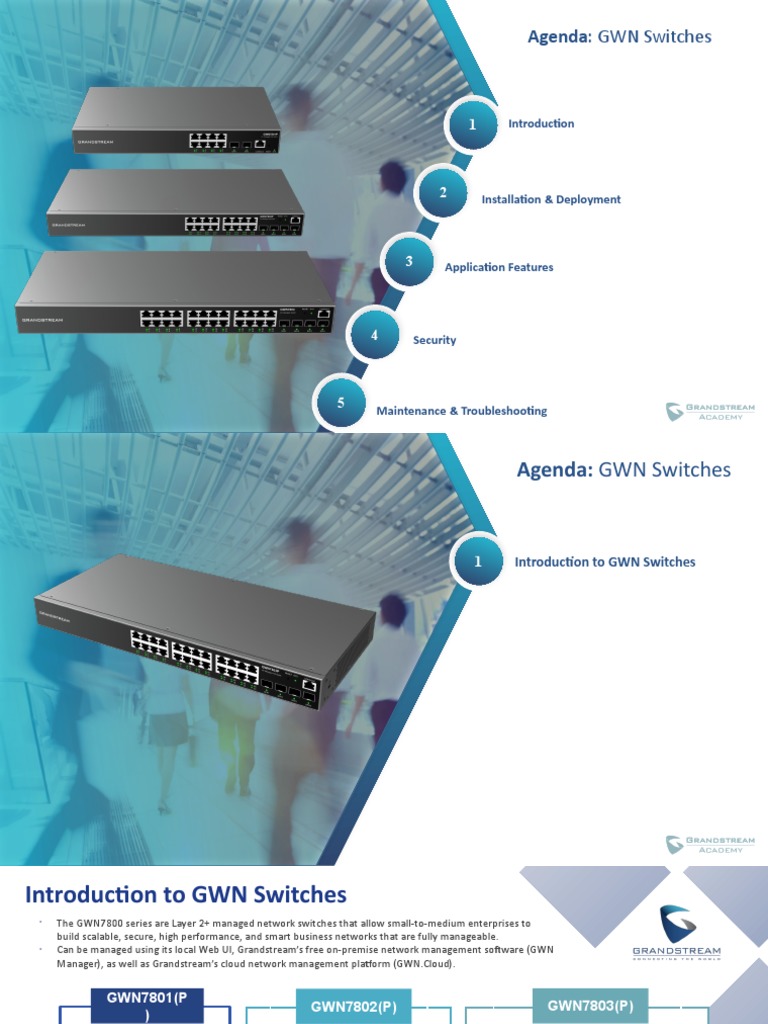 GWN7800 Series Switches Overview | PDF | Network Switch | Computer Network